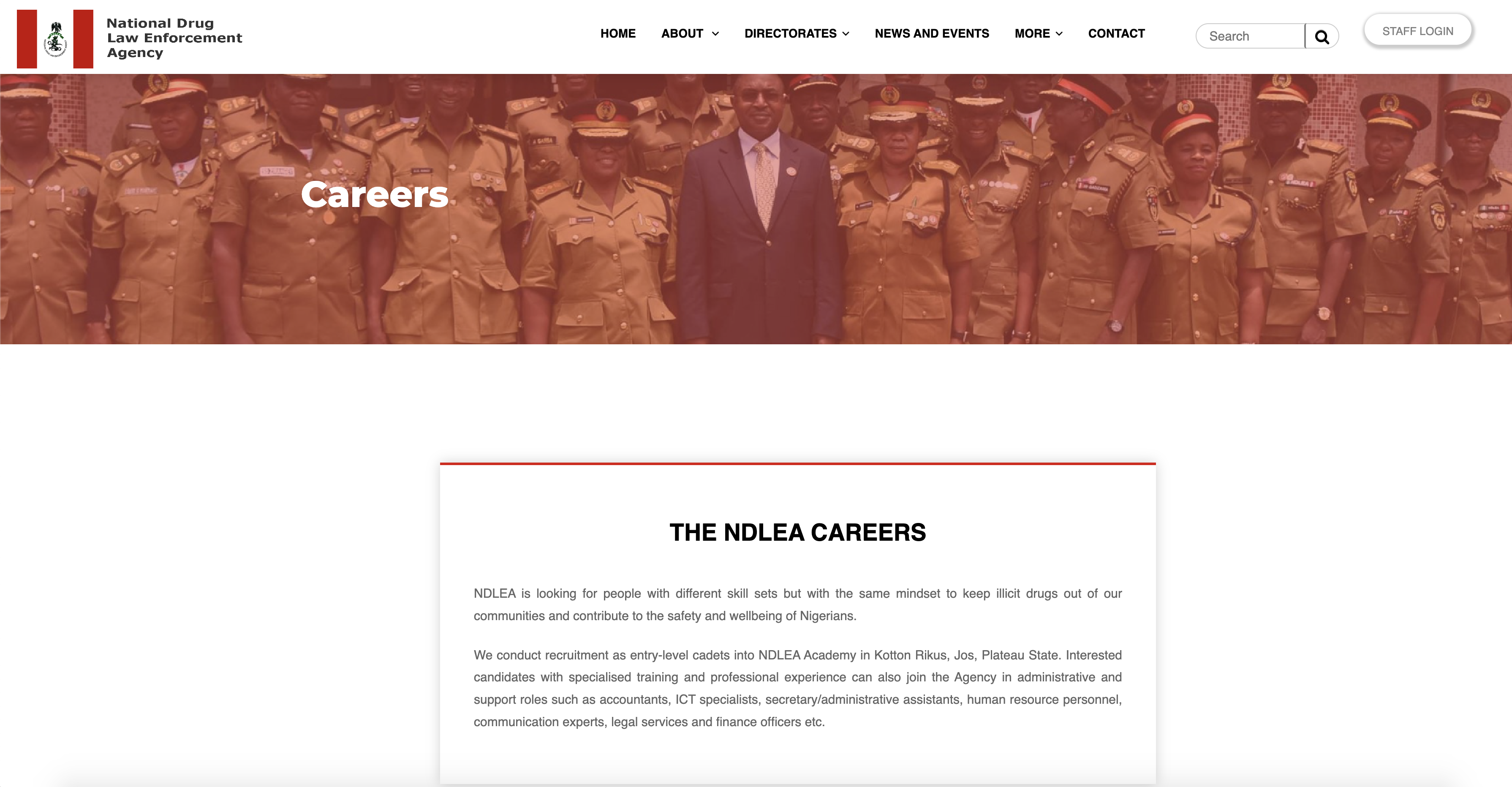 NDLEA Latest News on Recruitment 2025 Updates Today on NDLEA